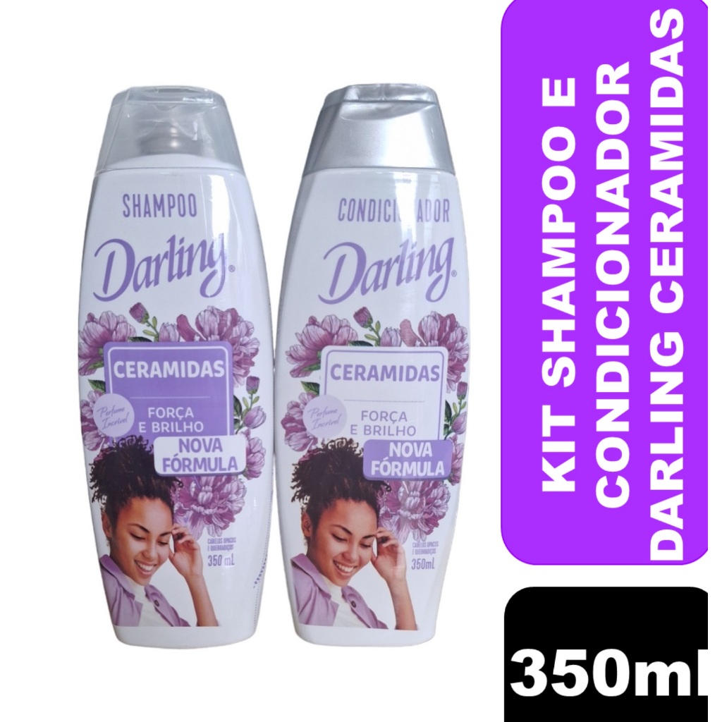 Kit Ceramidas Darling Shampoo e Condicionador 350ml | Shopee Brasil