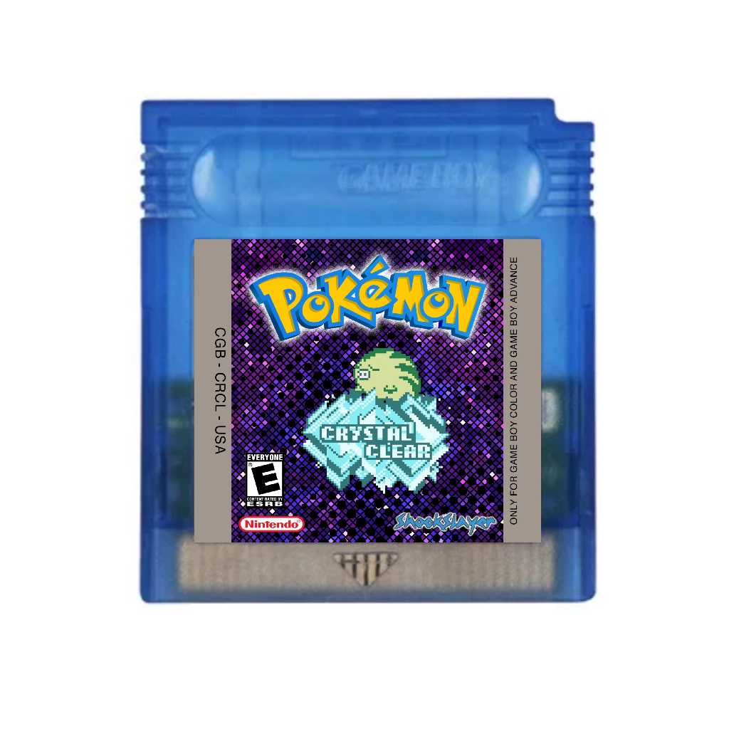 Pokemon Crystal Clear Hack Game Boy Color Gbc | Shopee Brasil