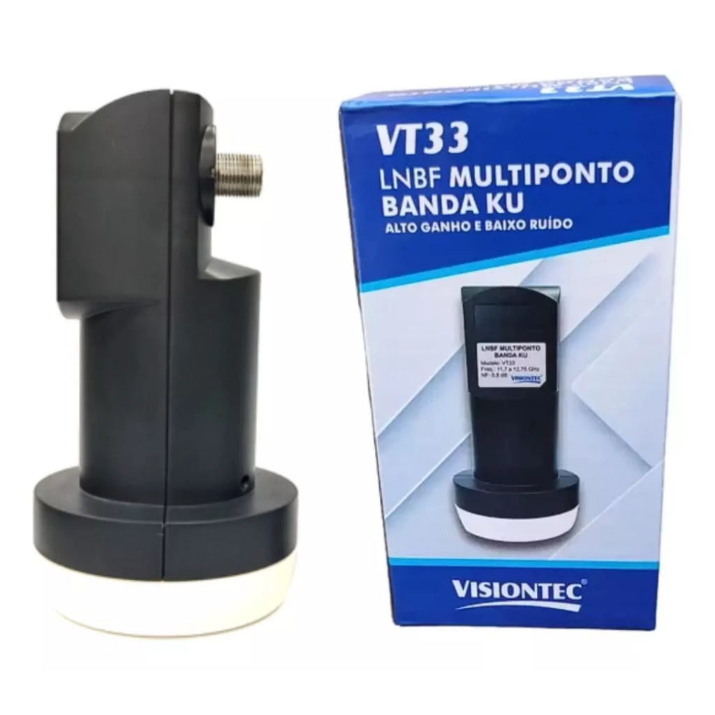 Lnbf Multiponto Ku Visiontec Antena Parabólica Predial - Vt33 | Shopee ...