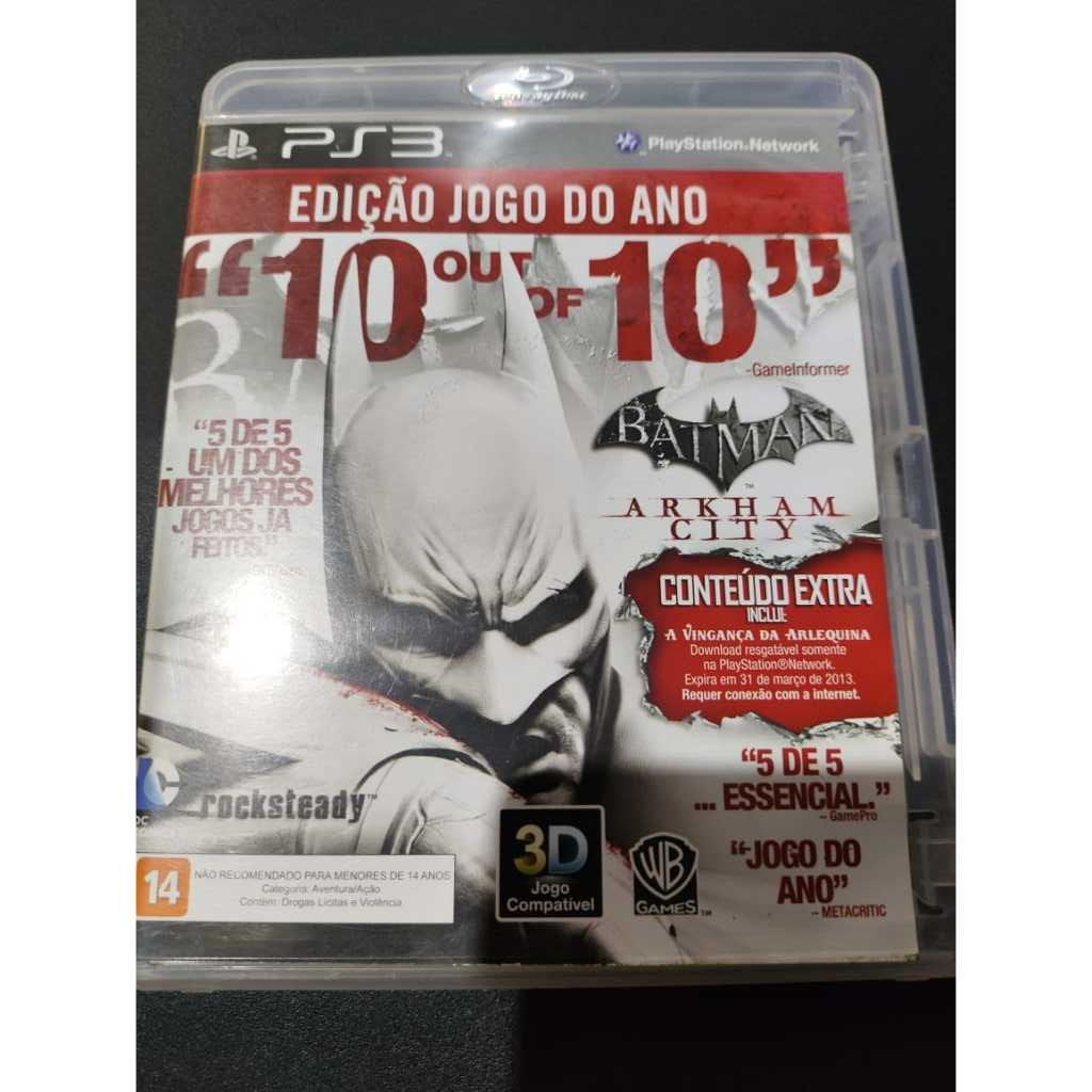 Batman Arkham City Original - Playstation 3 | Shopee Brasil