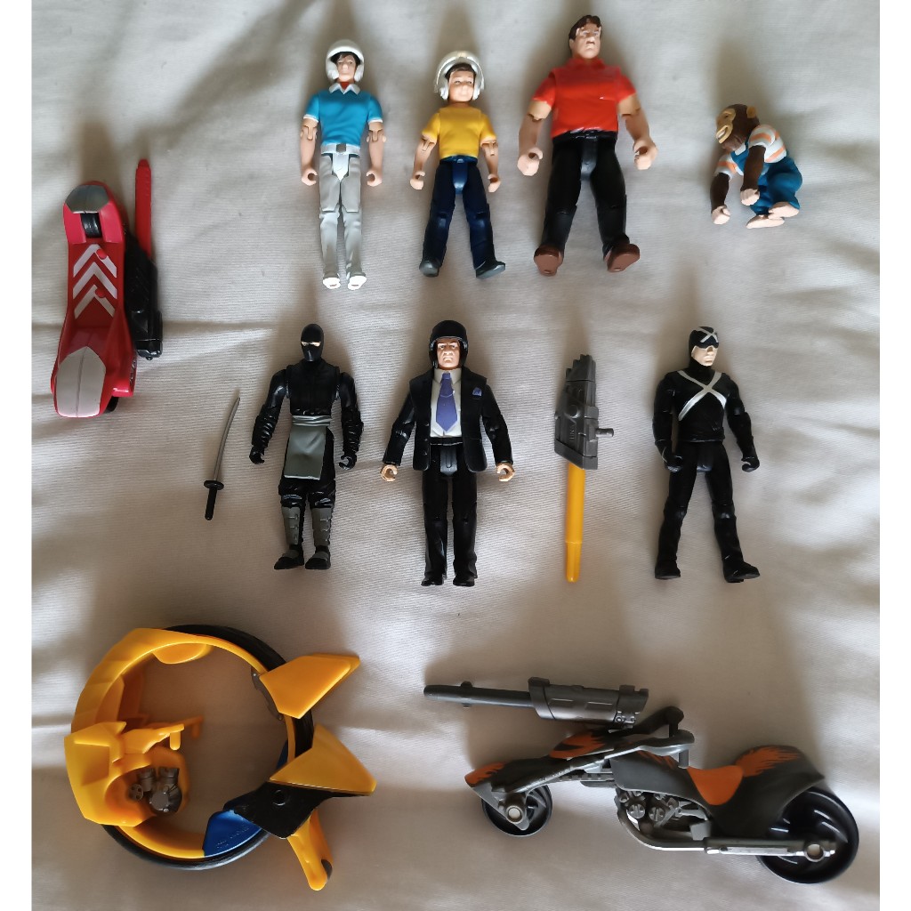 Bonecos coleção Speed Racer movie Mattel 2 pack - veículos armados ...