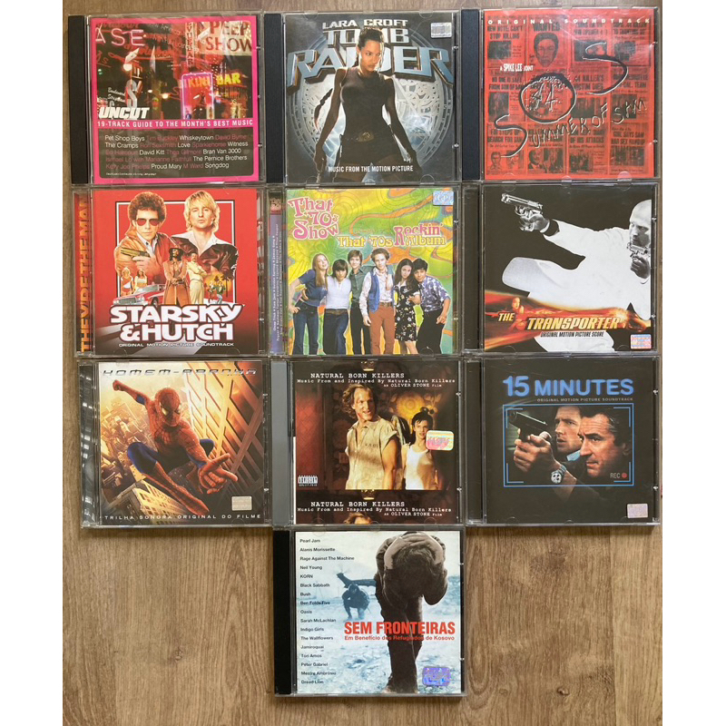 CDS TRILHAS SONORAS ROCK PUNK ELETRÔNICO POP | Shopee Brasil