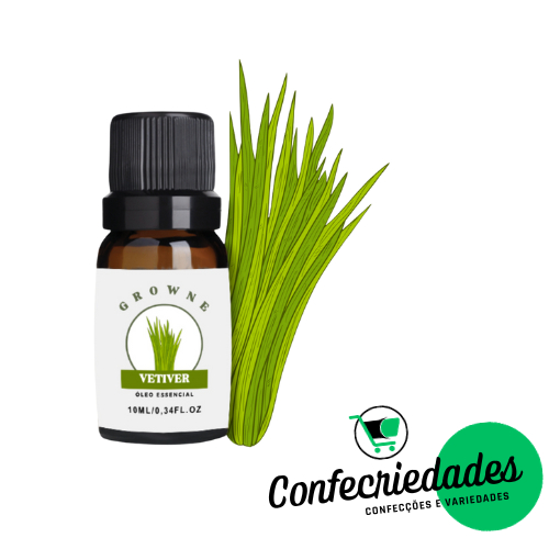 Óleo Essencial Vetiver 100% Natural - 10 ML - Growne | Shopee Brasil