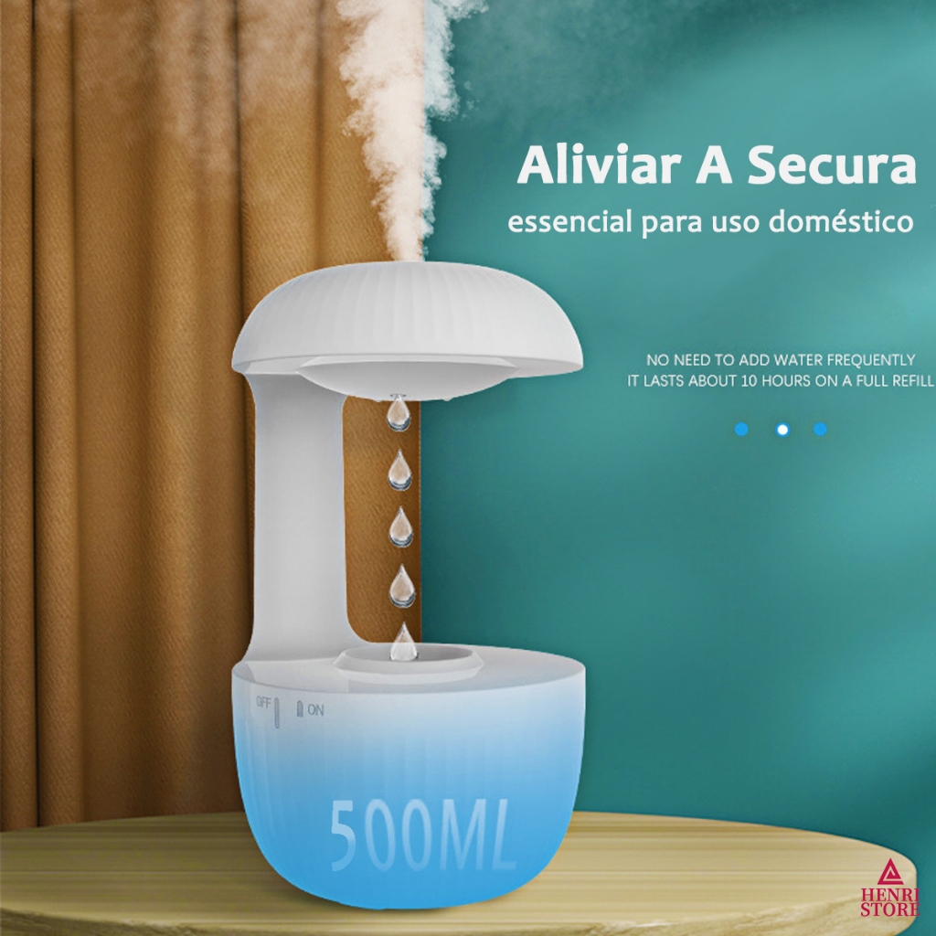 Umidificador Anti Gravidade De Ar E Aromatizador De Ambiente Grande ...