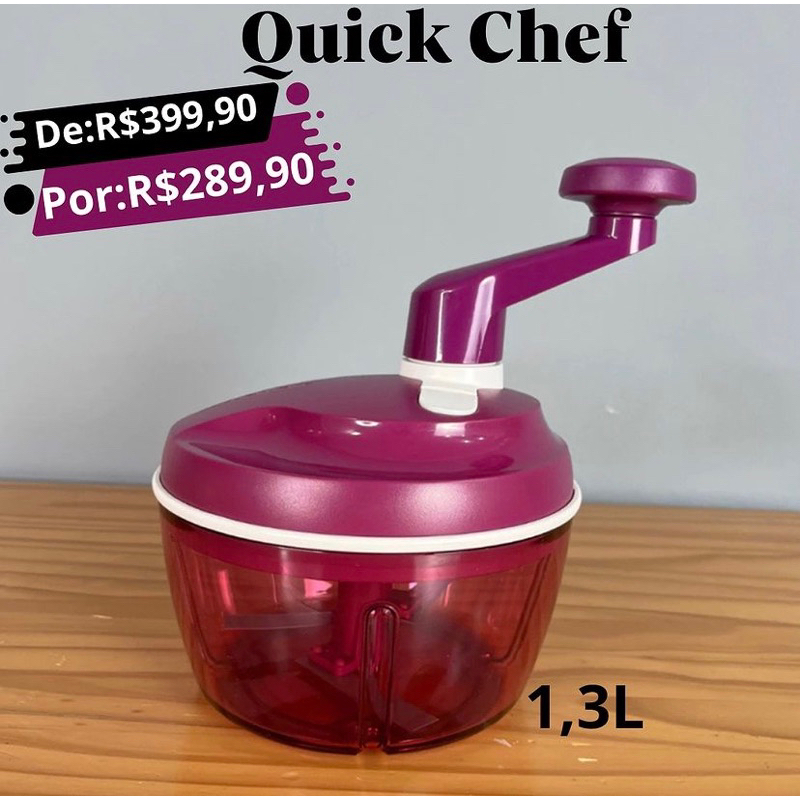 Tupperware Quick Chef | Shopee Brasil
