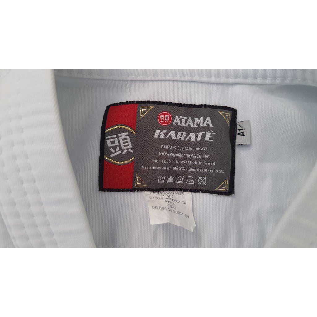Kimono Karate Atama A1 A2 e Ikoku Infantil novo | Shopee Brasil