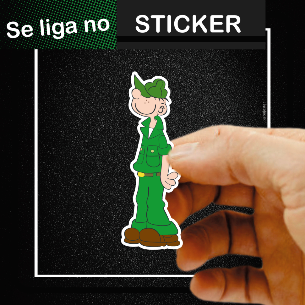 Adesivo Sticker Recruta Soldado Zero | Shopee Brasil