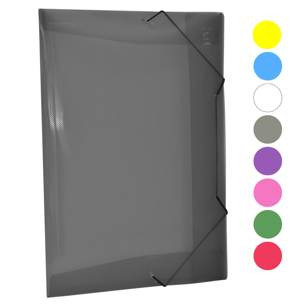 Pasta Aba Elástica Polipropileno 501 Ofício Sem Lombo ACP / Pasta ...