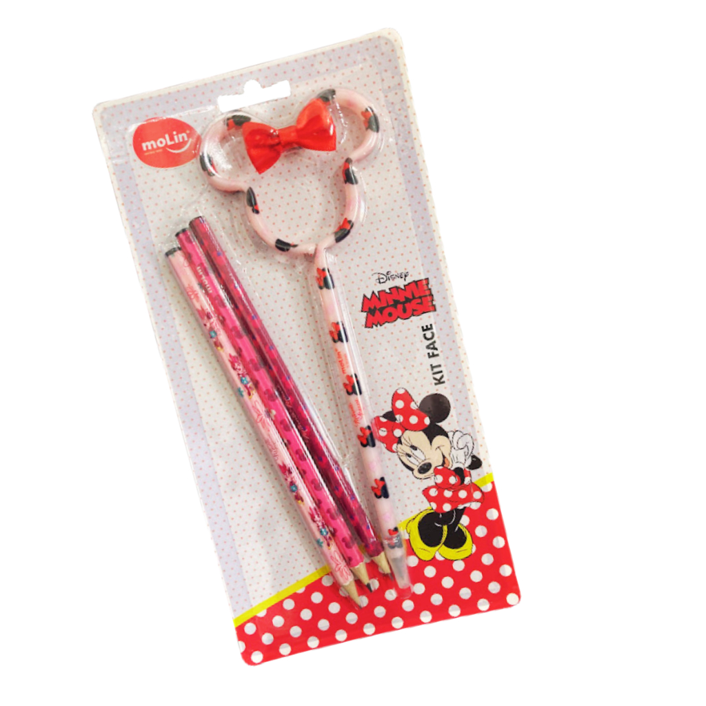 Kit Face Minnie Mouse c\4 REF 22327 - Molin | Shopee Brasil