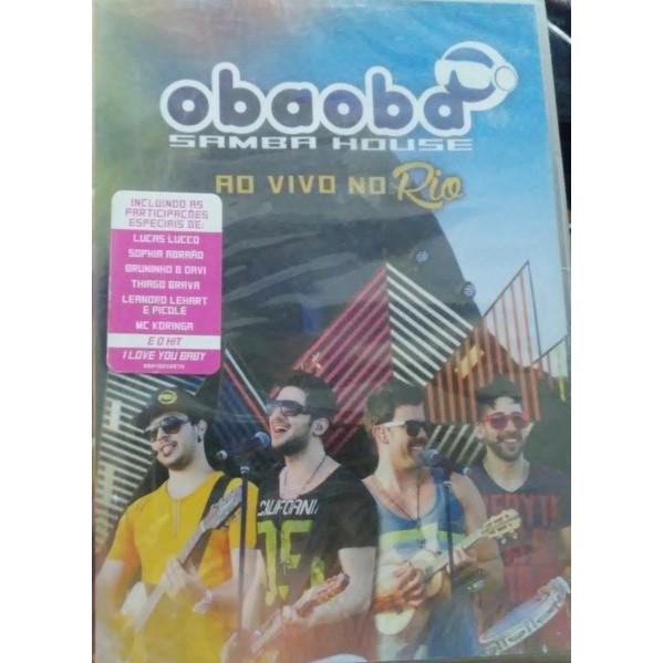 DVD OBAOBA SAMBA HOUSE AO VIVO NO RIO (DVD PROMO NOVO LACRADO DE ...