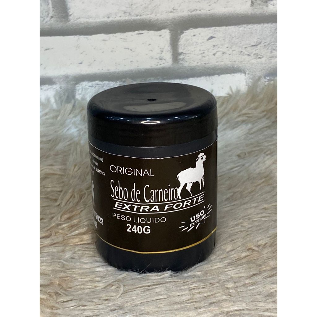 Unidade Kit de 2 e 3 Gel Creme Sebo de Carneiro Extra Forte 240g ...