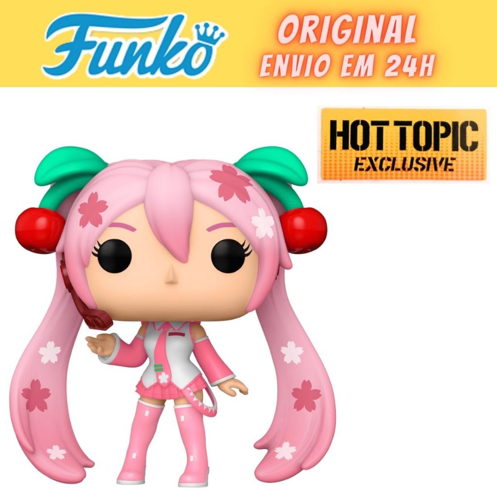 Funko Pop Vocaloid Sakura Miku - Exclusivo Hot Topic 945 | Shopee Brasil