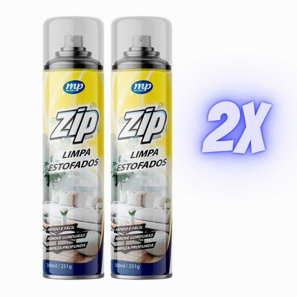 2 Unidades Limpa Estofados Zip Clean MyPlace 300ml | Shopee Brasil