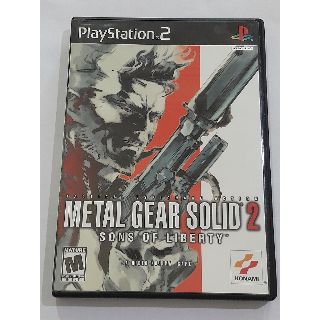 Metal Gear Solid 2 Sons of Liberty p/ Playstation 2 PS2 Original ...