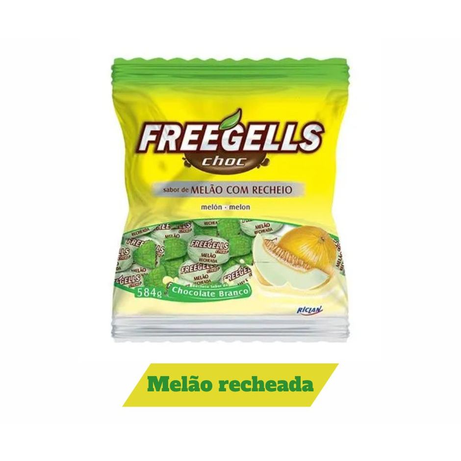 Pacote de Bala Freegells Sabores sortidos 584g | Shopee Brasil