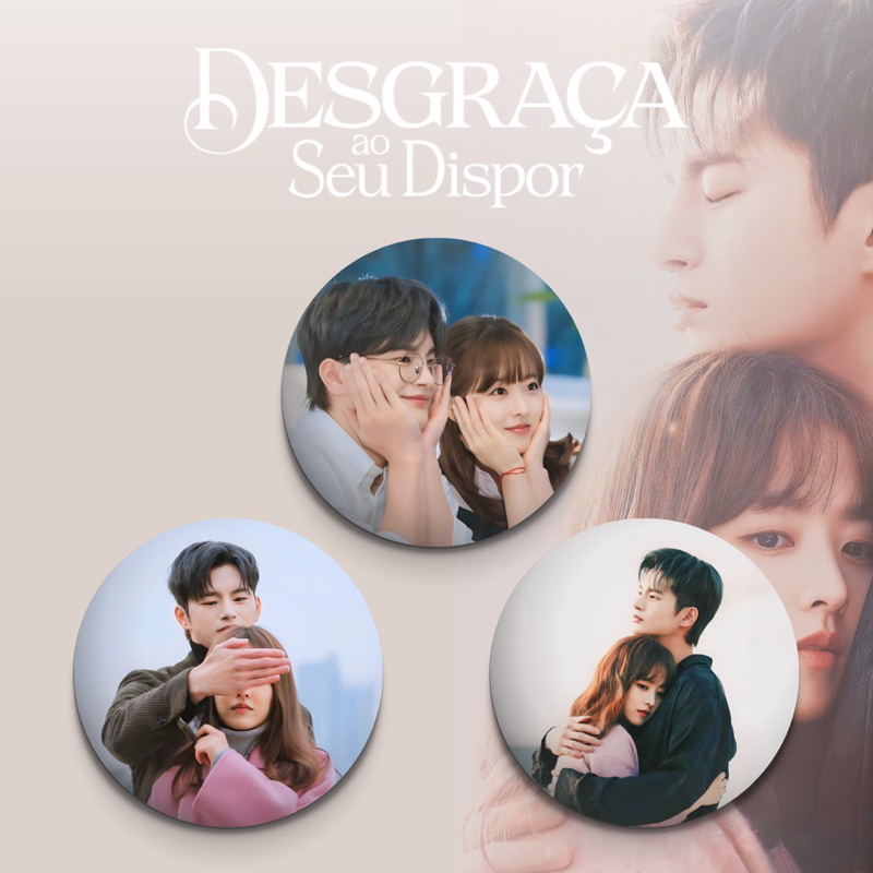 Combo Bottons Dorama | Desgraça ao Seu Dispor - Broche Alfinete ...