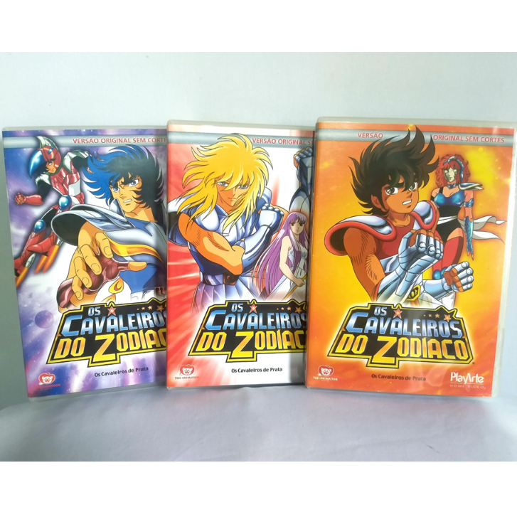 Dvd Os Cavaleiros do Zodíaco Box 2 - Cavaleiros de Prata - 3 discos original | Shopee Brasil