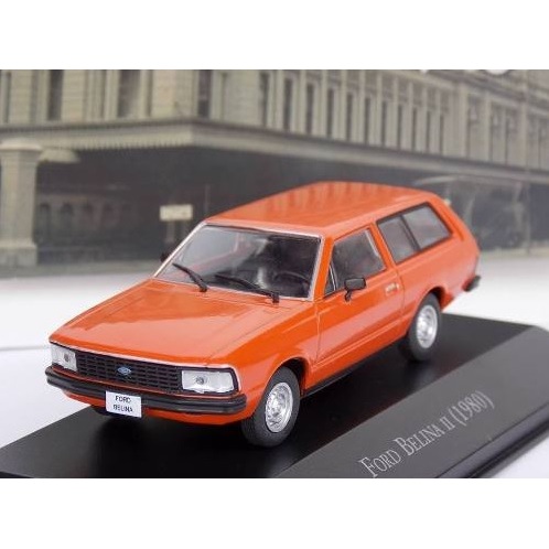 MINIATURA FORD BELINA II STANDART - 1980 / COLEÇÃO CARROS INESQUECÍVEIS ...