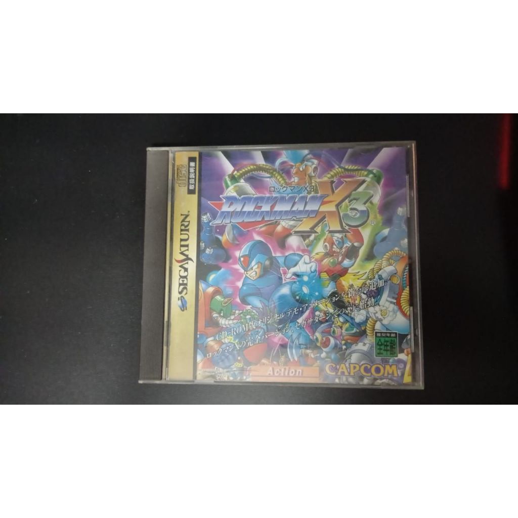 Mega Man X3 / Rockman X3 japonês original e completo para Sega Saturn ...