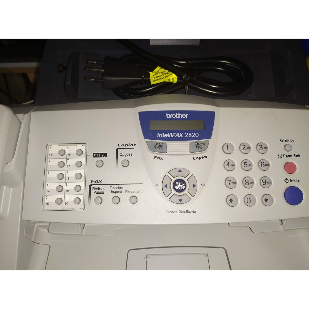 impressora Laser Brother Intelifax 2820 | Shopee Brasil