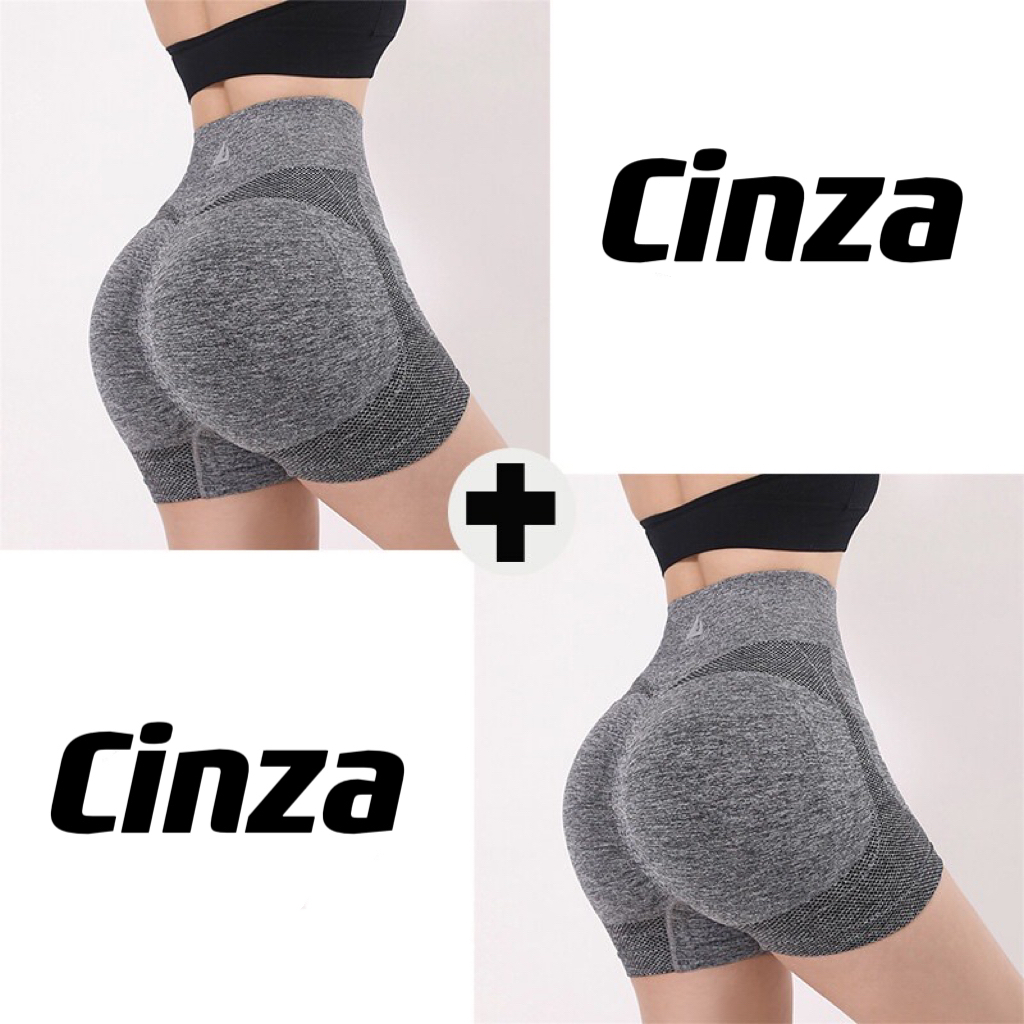 Short Levanta Bumbum Legging Curto Academia Cintura Alta Pronta Entrega SF115 | Shopee Brasil