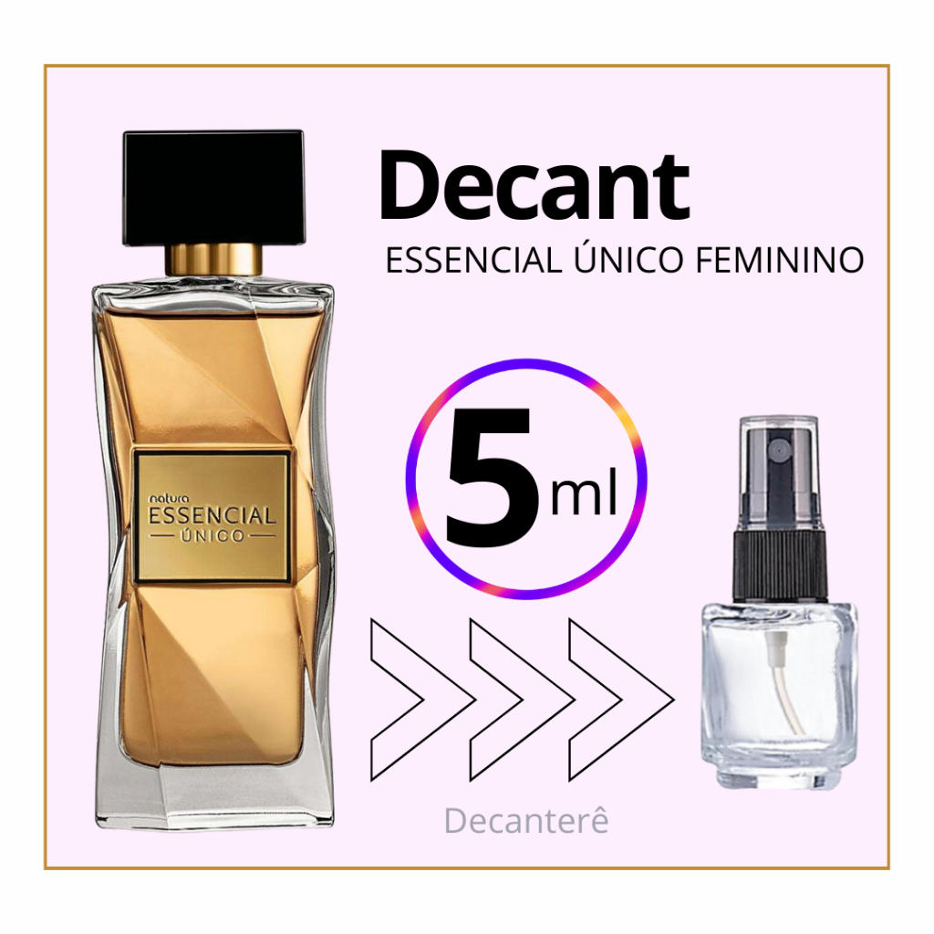 Decant 5ml Essencial Único Feminino - Melhora o Preço