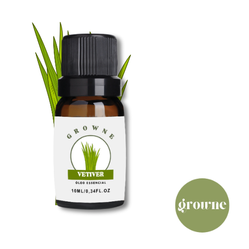Óleo Essencial Vetiver 100% Puro - 10 ML - Growne | Shopee Brasil