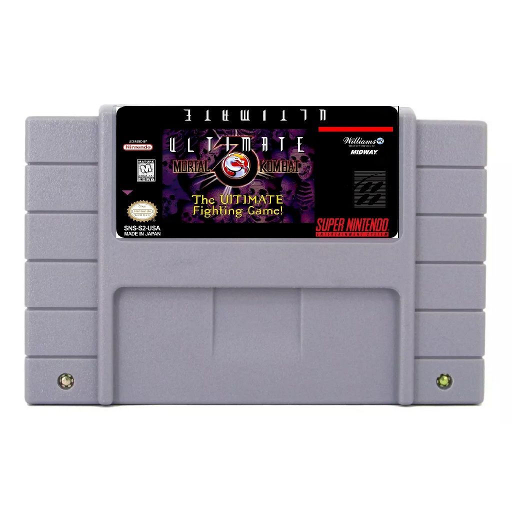 Ultimate Mortal Kombat 3 Mk Deluxe Lançamento 2021 UMK3 Super Nintendo ...