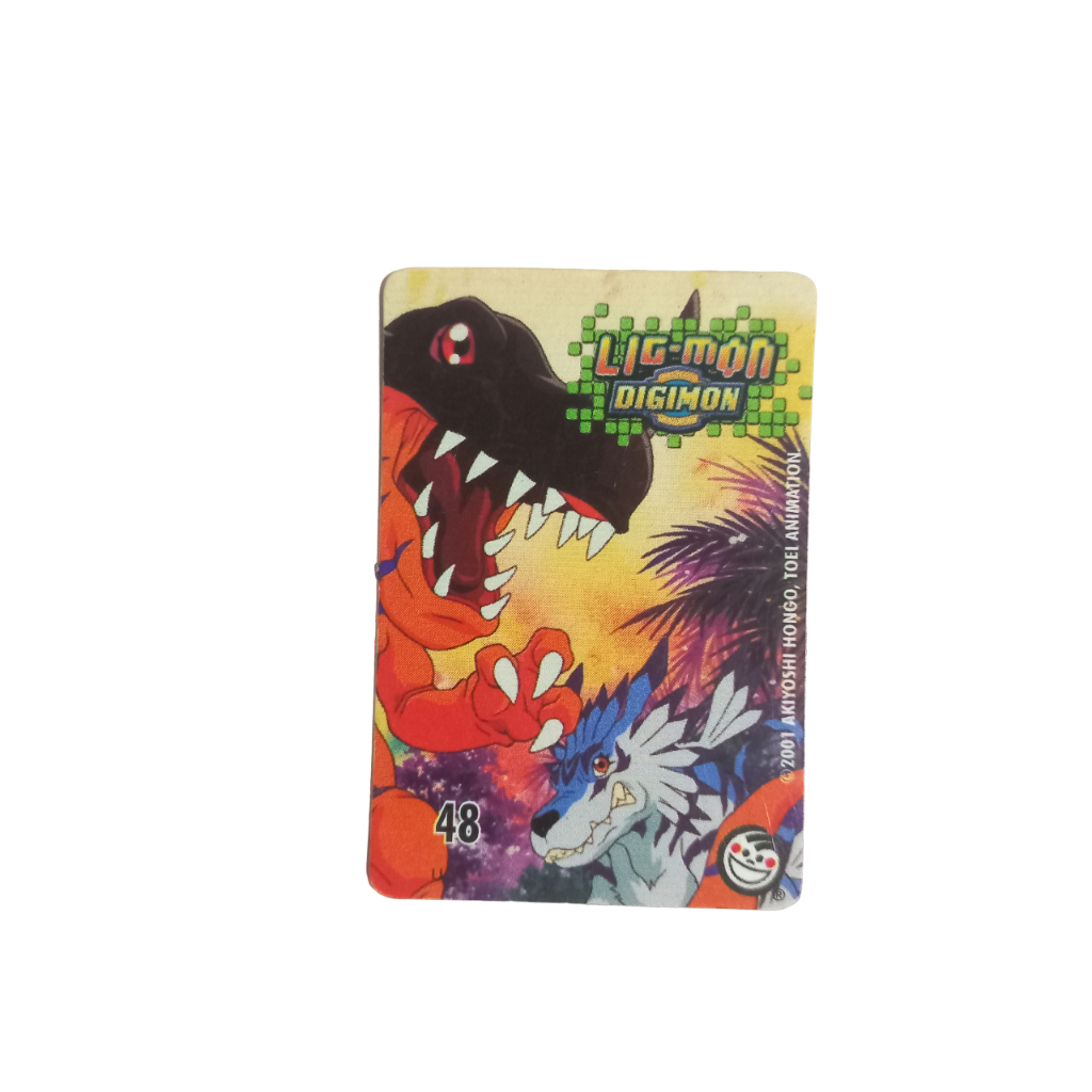 Tazos Cards Ligmon Digimon - Elma Chips (2001) | Shopee Brasil