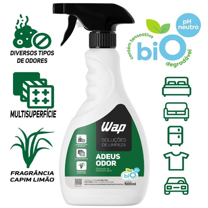 Elimina mal cheiro agradável fragrância elimina odor Wap 500 ml ...
