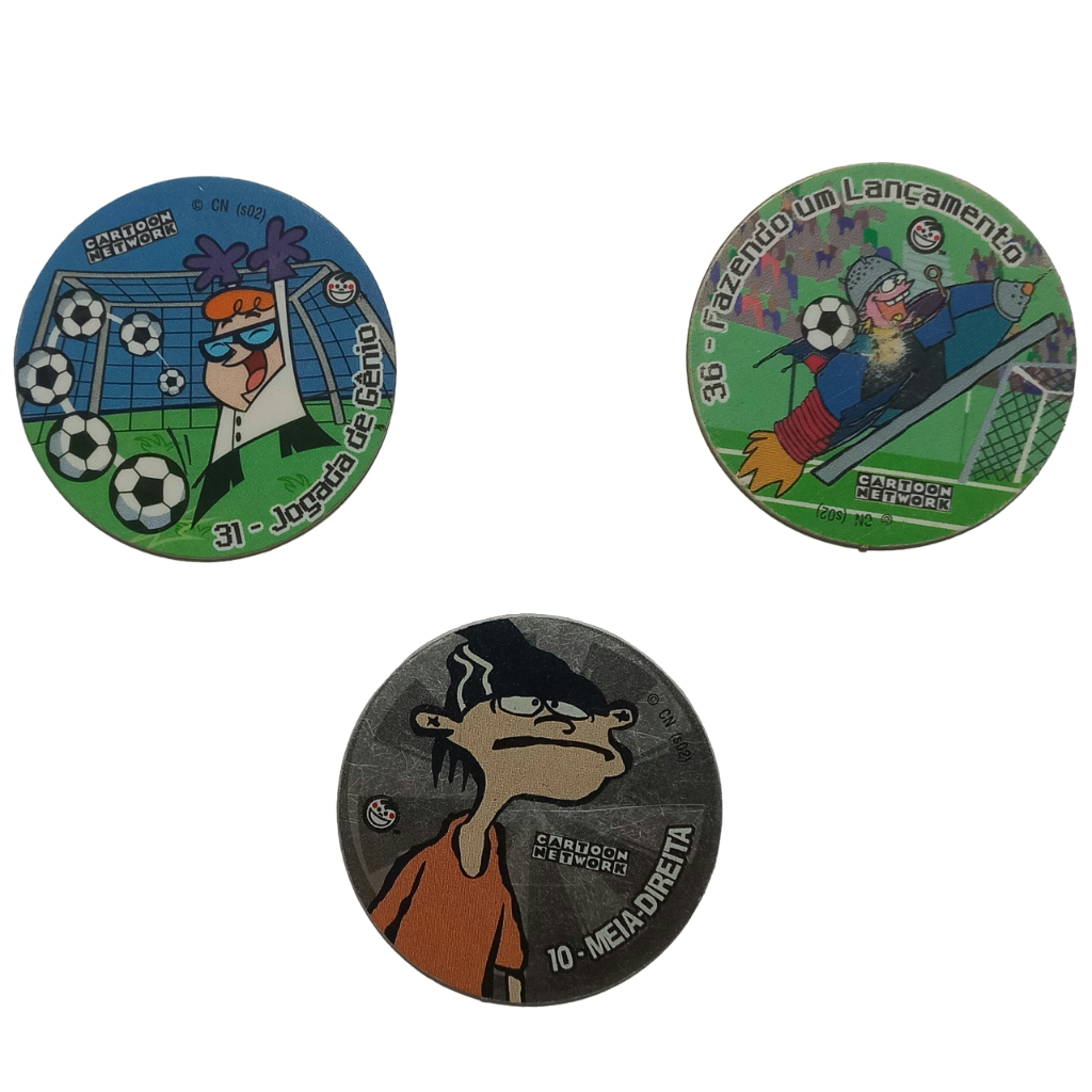Tazos Cartoon Network na Copa - Elma Chips (2002) | Shopee Brasil