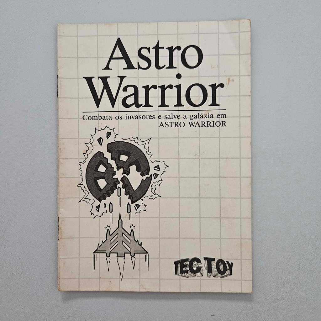 Manual Astro Warrior Original Master System | Shopee Brasil