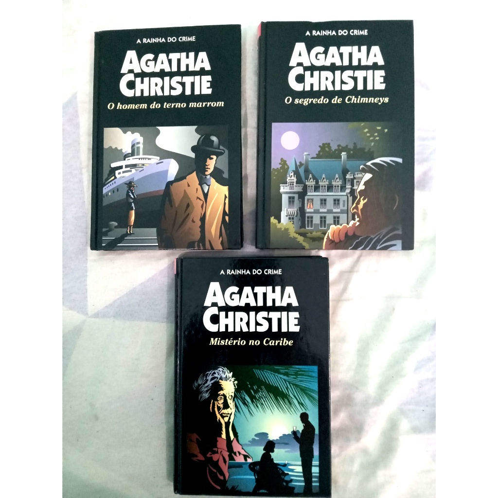 COLEÇÃO AGATHA CHRISTIE-3 BEST SELLERS PRA VC-CAPA DURA | Shopee Brasil