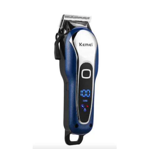 Cortador de cabelo Kemei KM-1995 azul 110V/240V | Shopee Brasil