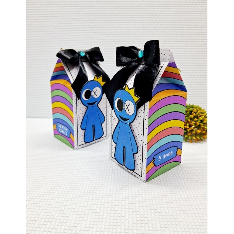 kit festa Rainbow friends - Kit com 20 caixas milk | Shopee Brasil