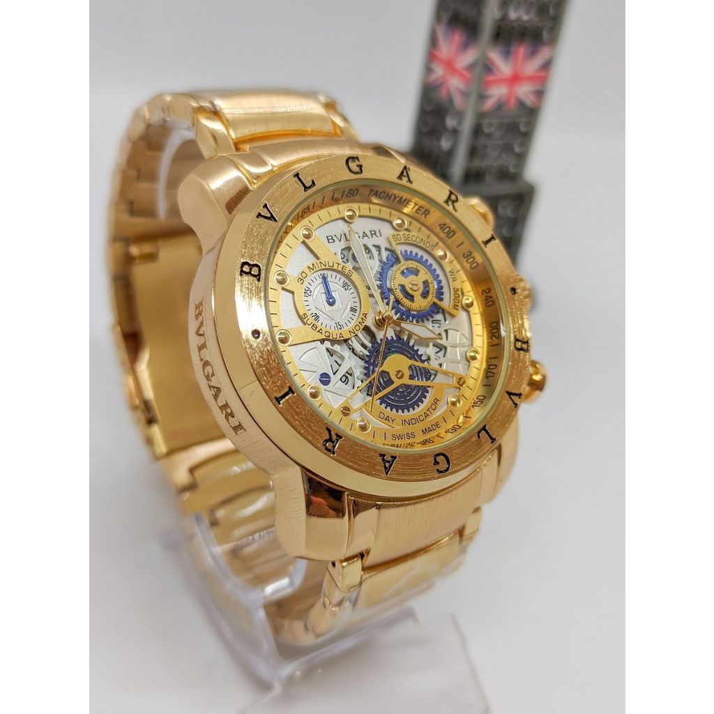 Relógio Bvg Skeleton: Mecânica Exposta De Luxo | Shopee Brasil