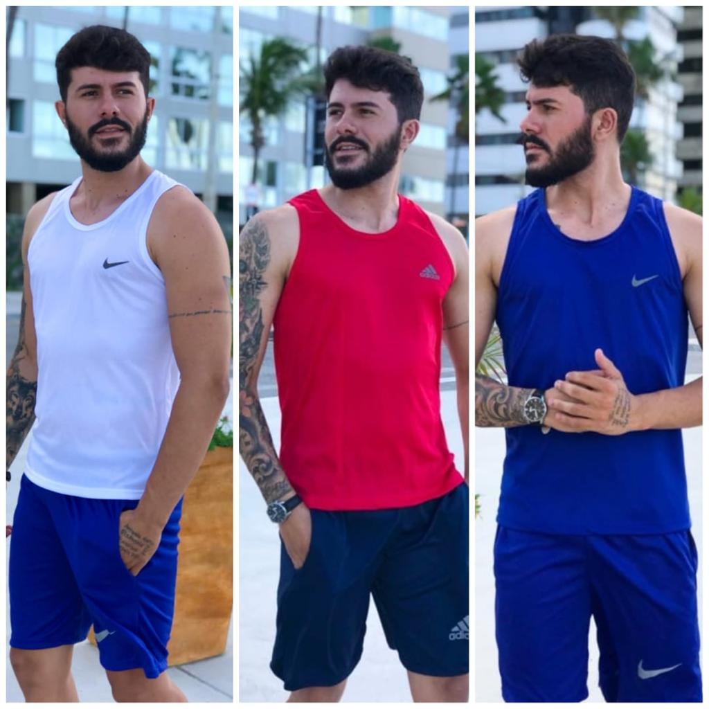 Kit 3 Regatas Esportivas: O Triplo de Conforto e Estilo para Suas ...