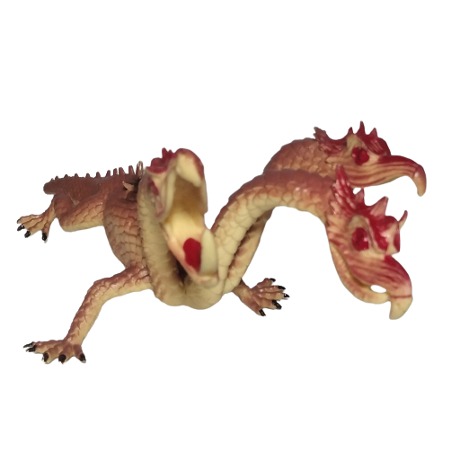 Boneco Dragão de 3 Cabeças - Vinil 26 Cm - Waiphoon | Shopee Brasil