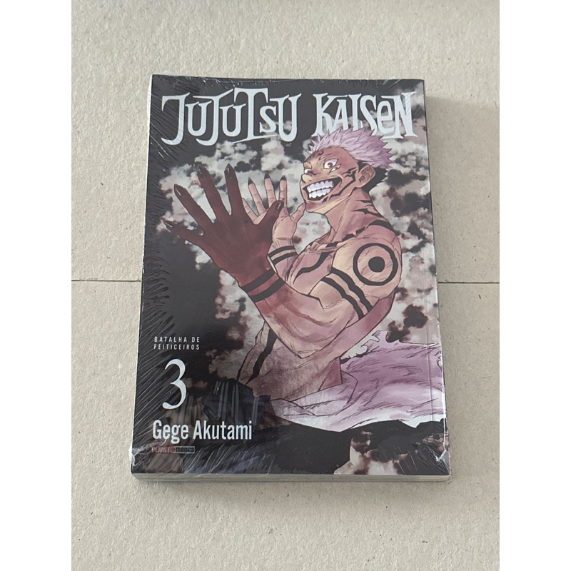 Jujutsu Kaisen Vol 3 - Capa Variante - Lacrado - Panini | Shopee Brasil