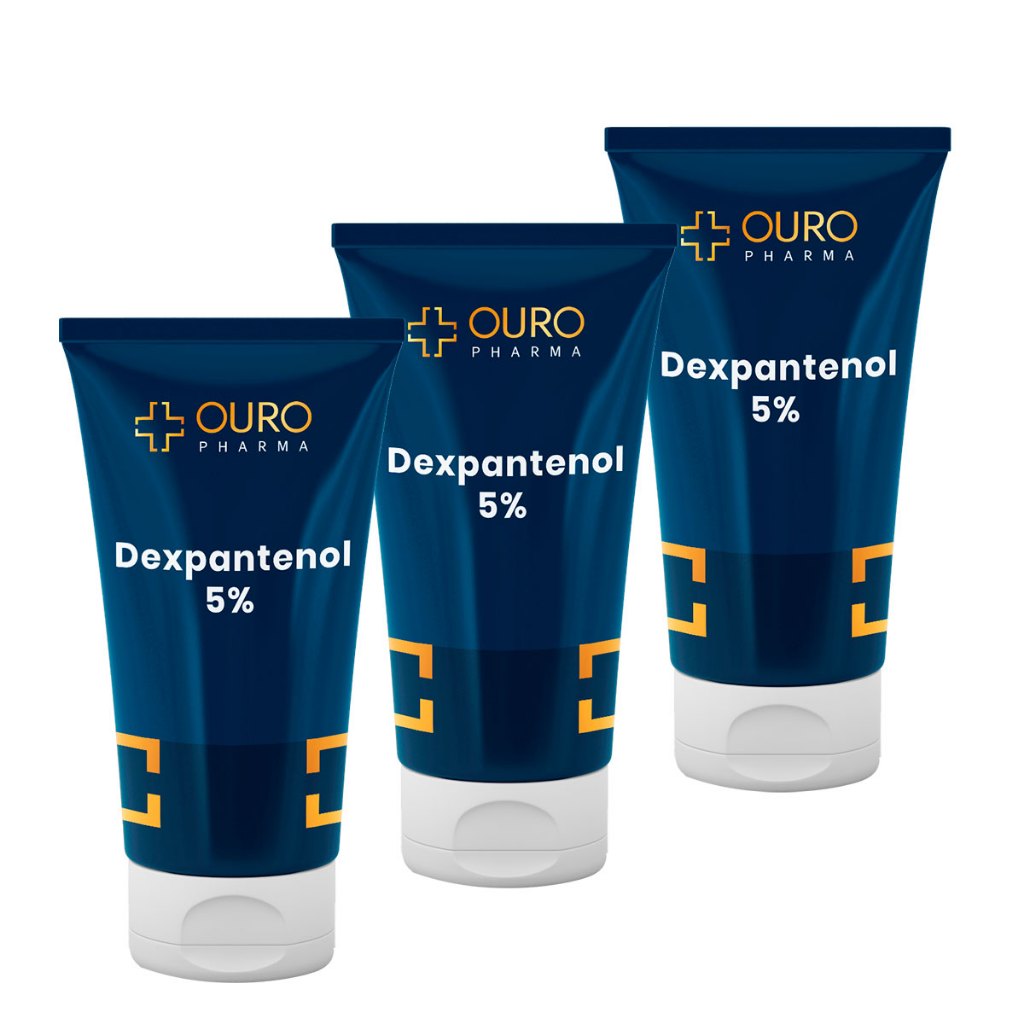 Kit 3 Dexpantenol 5% Hidratante e Cicatrizante, Dermatoses, Assaduras e ...