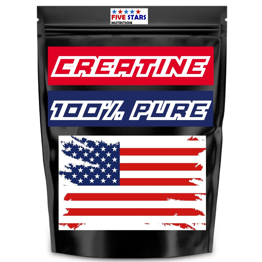 Creatina Monohidratada 1Kg - 100% Pura Importada - Five Stars Nutrition ...