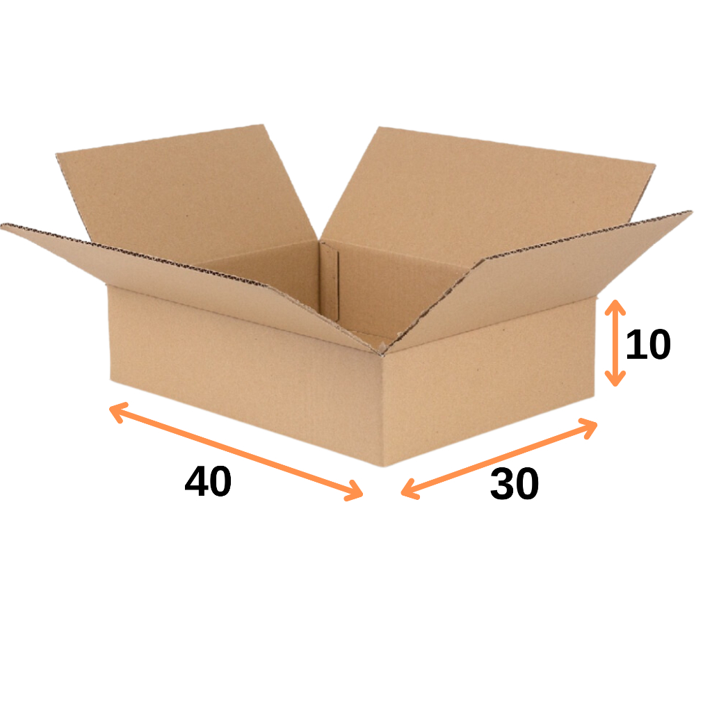 5 Caixas de Papelão 40x30x10 Embalagem para ecommerce, marketplaces ...