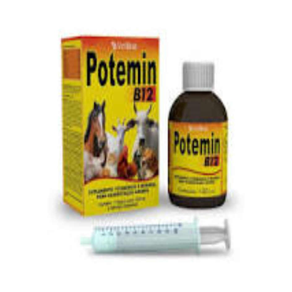 Potemin B12 Suplemento Vitamínico e Mineral Vetbras 120ml. | Shopee Brasil