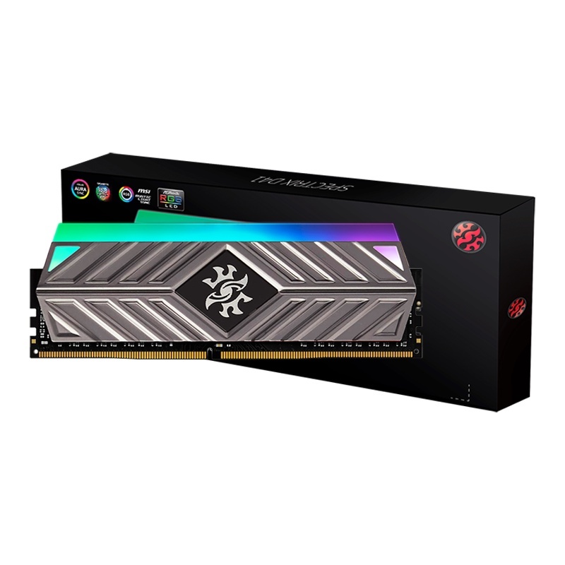 Memória XPG Spectrix D41 TUF, RGB, 8GB, 3000MHz, DDR4, CL16 ...