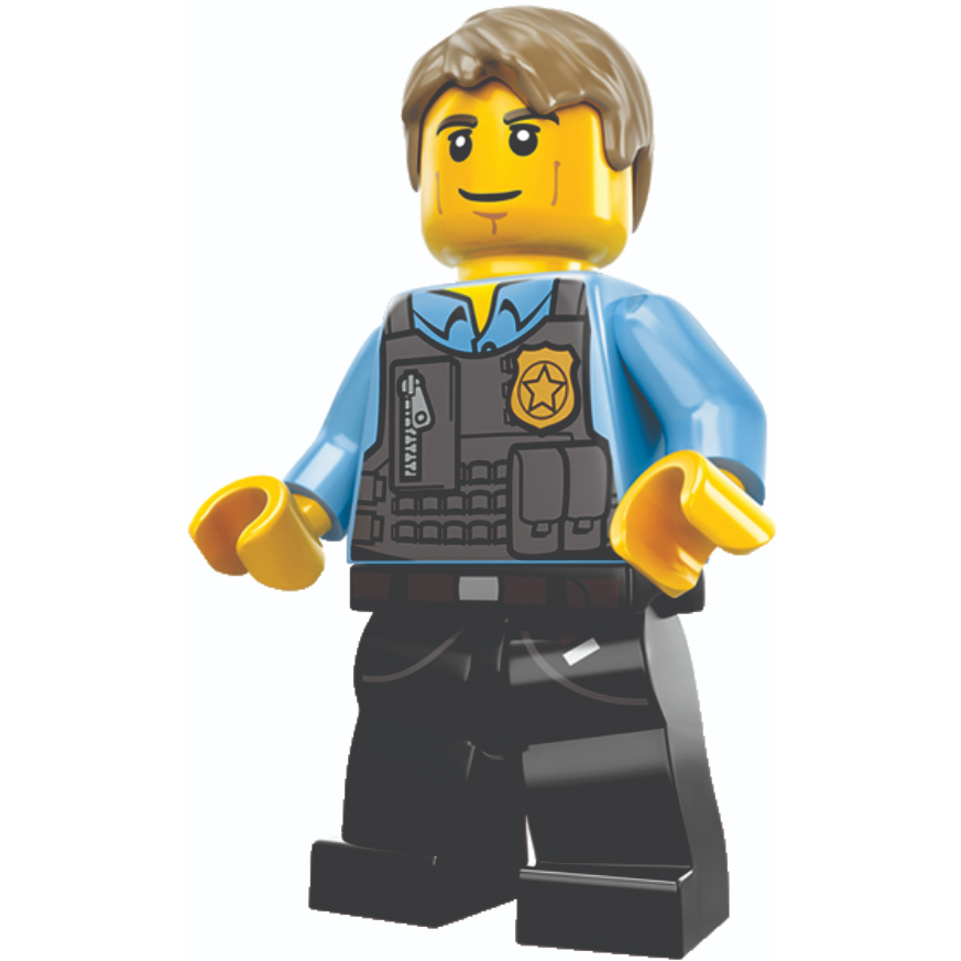 DISPLAY MDF LEGO POLICIAL 60CM | Shopee Brasil