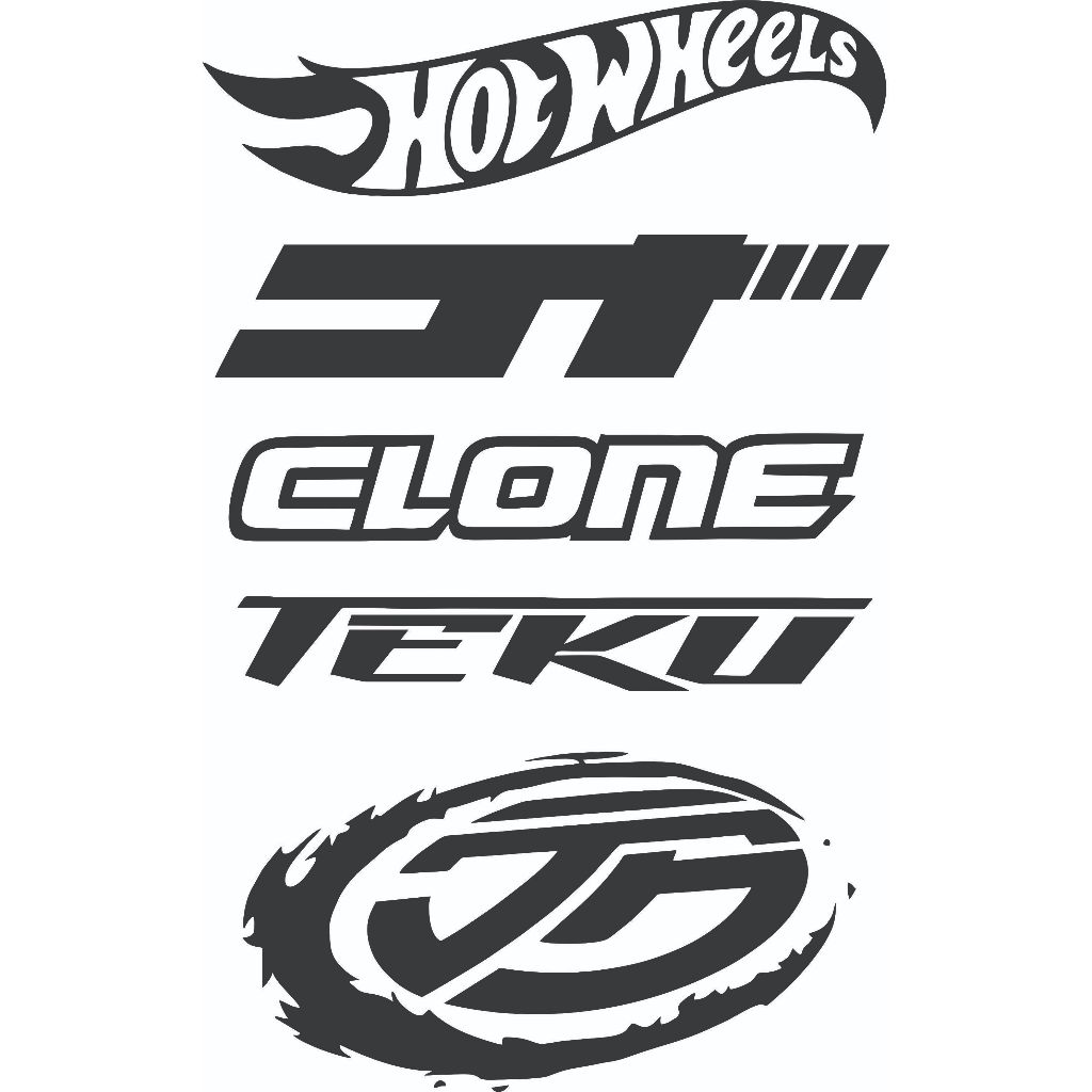 kit adesivos TEKU CLONE HOTWHEELS ST | Shopee Brasil