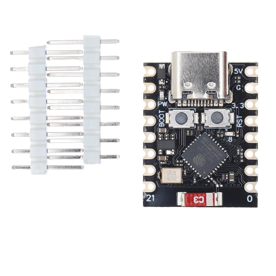 Esp32 C3 Super Mini, RISC-V, Adc Módulo compatível Arduino / Alexa Echo ...
