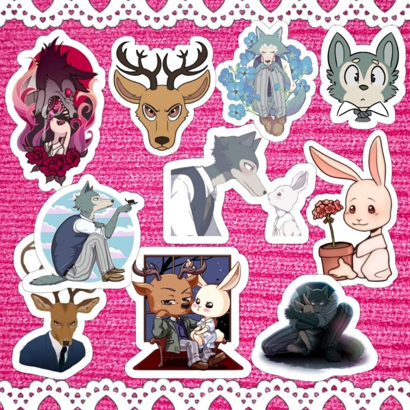 kit stickers adesivos anime beastars | Shopee Brasil