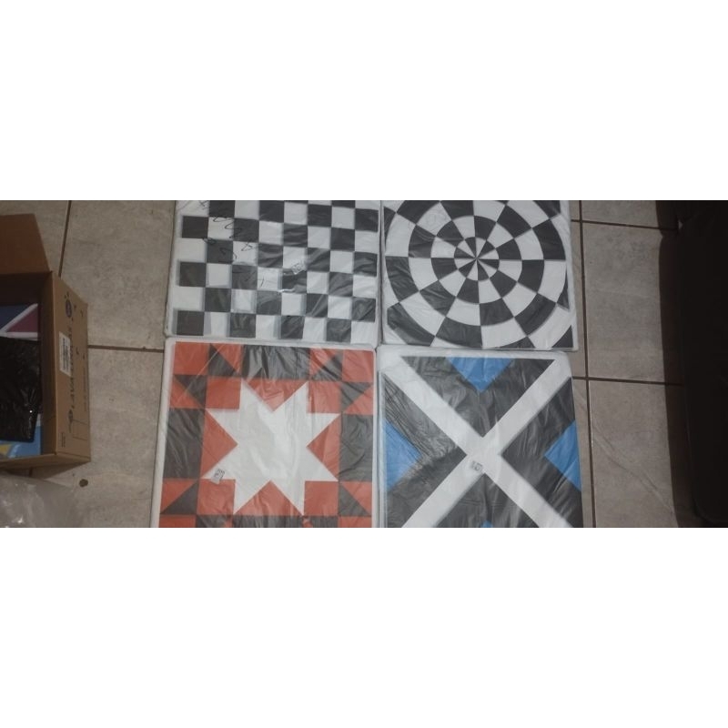 Folha Plástico Estampado 50x50 - Pacote com 25 Unidades - 5 modelos ...