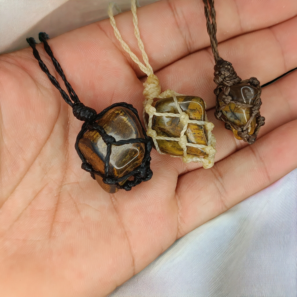 Colar Hippie Castroado Pedras Naturais Na Redinha + Pulseira | Shopee ...